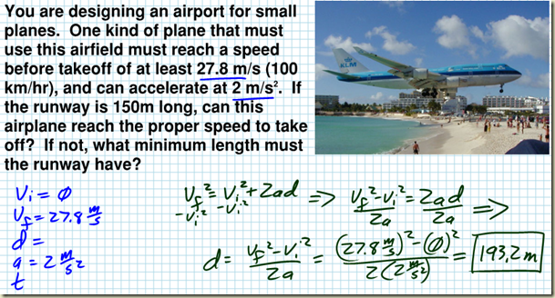 Sample Kinematics Problem - Regents Physics